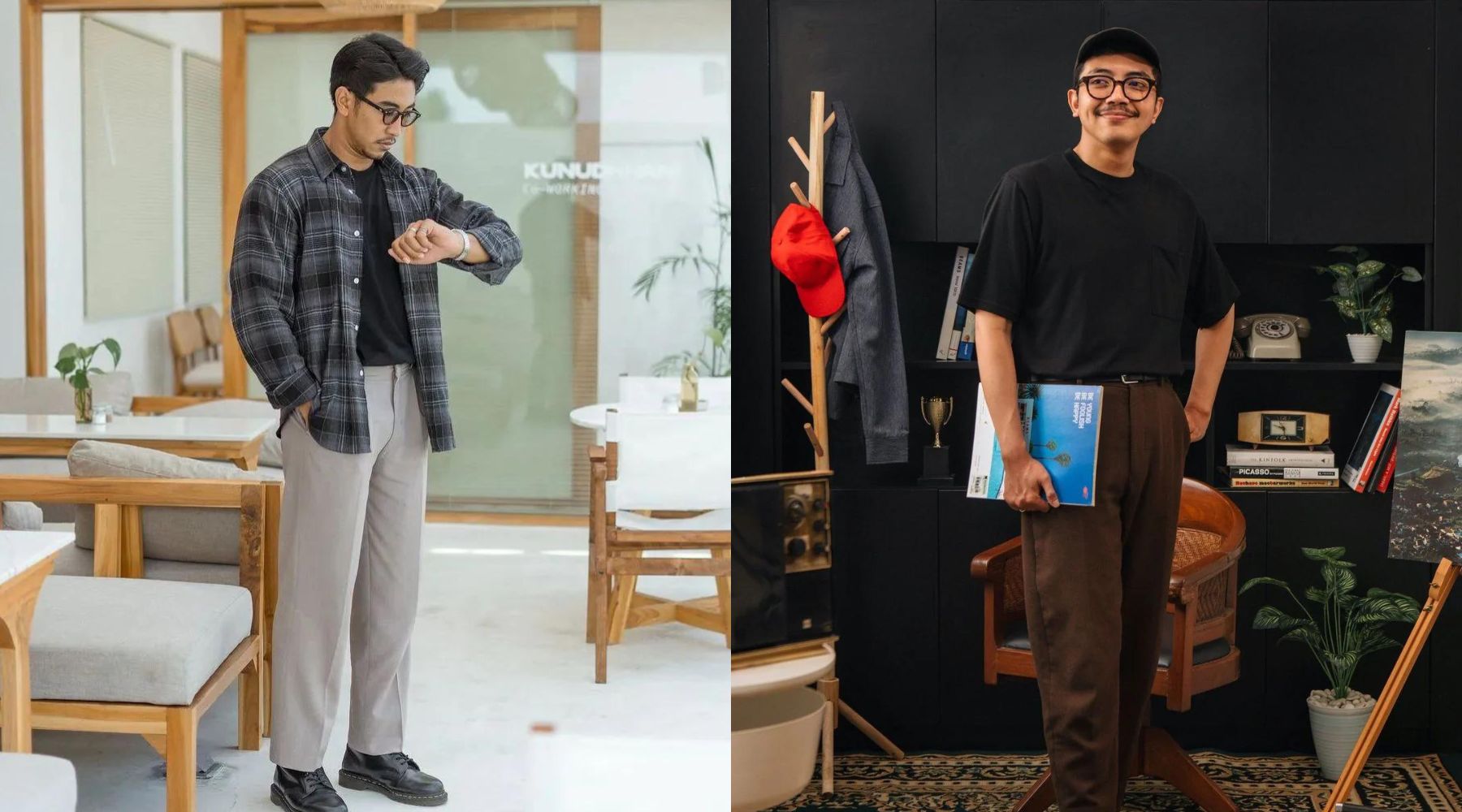 Tips Tampil Keren Pakai Kaus Polos Hitam