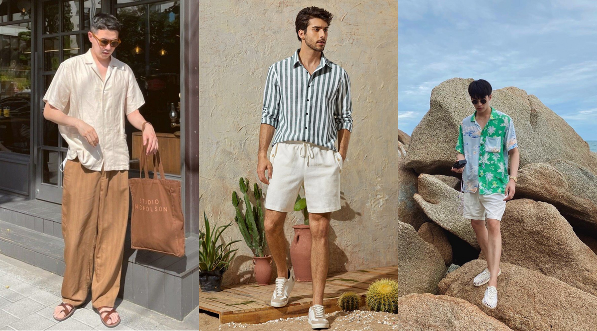 5 Referensi OOTD ke Pantai Pria, Stylish & Anti Gerah!