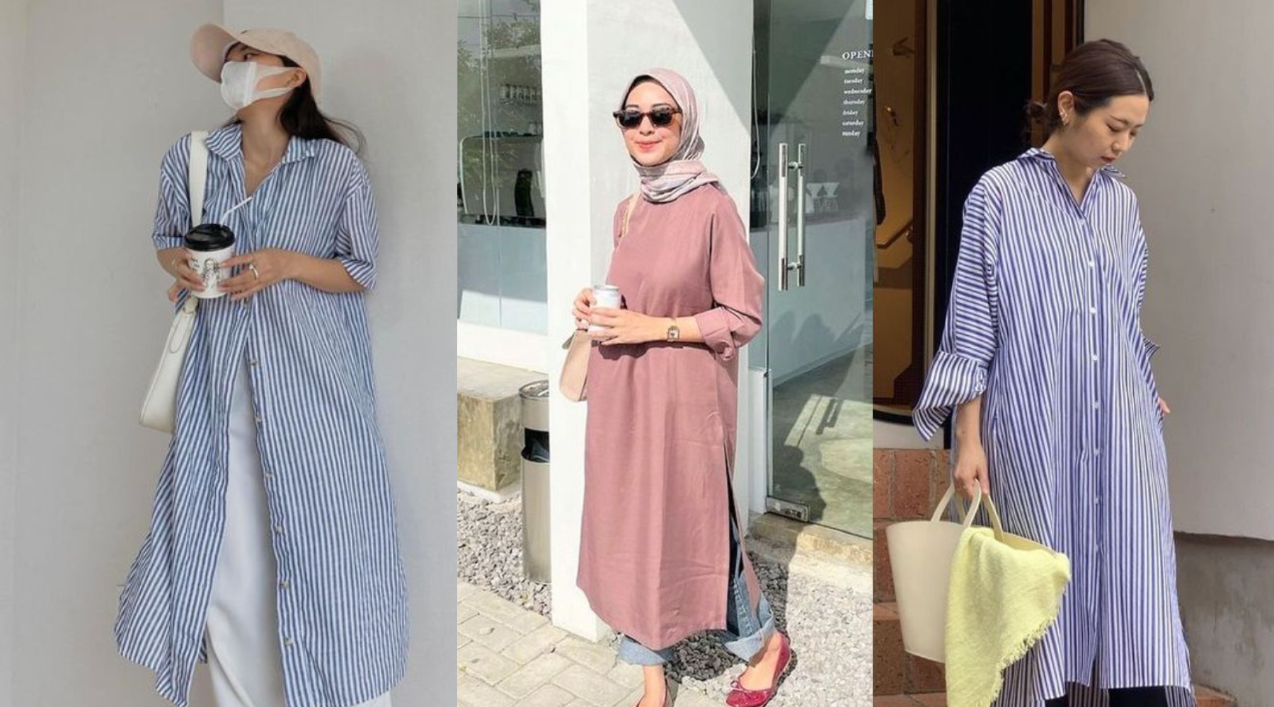 5 Padupadan OOTD Kemeja Tunik Buat Tampil Stylish Sehari-hari!