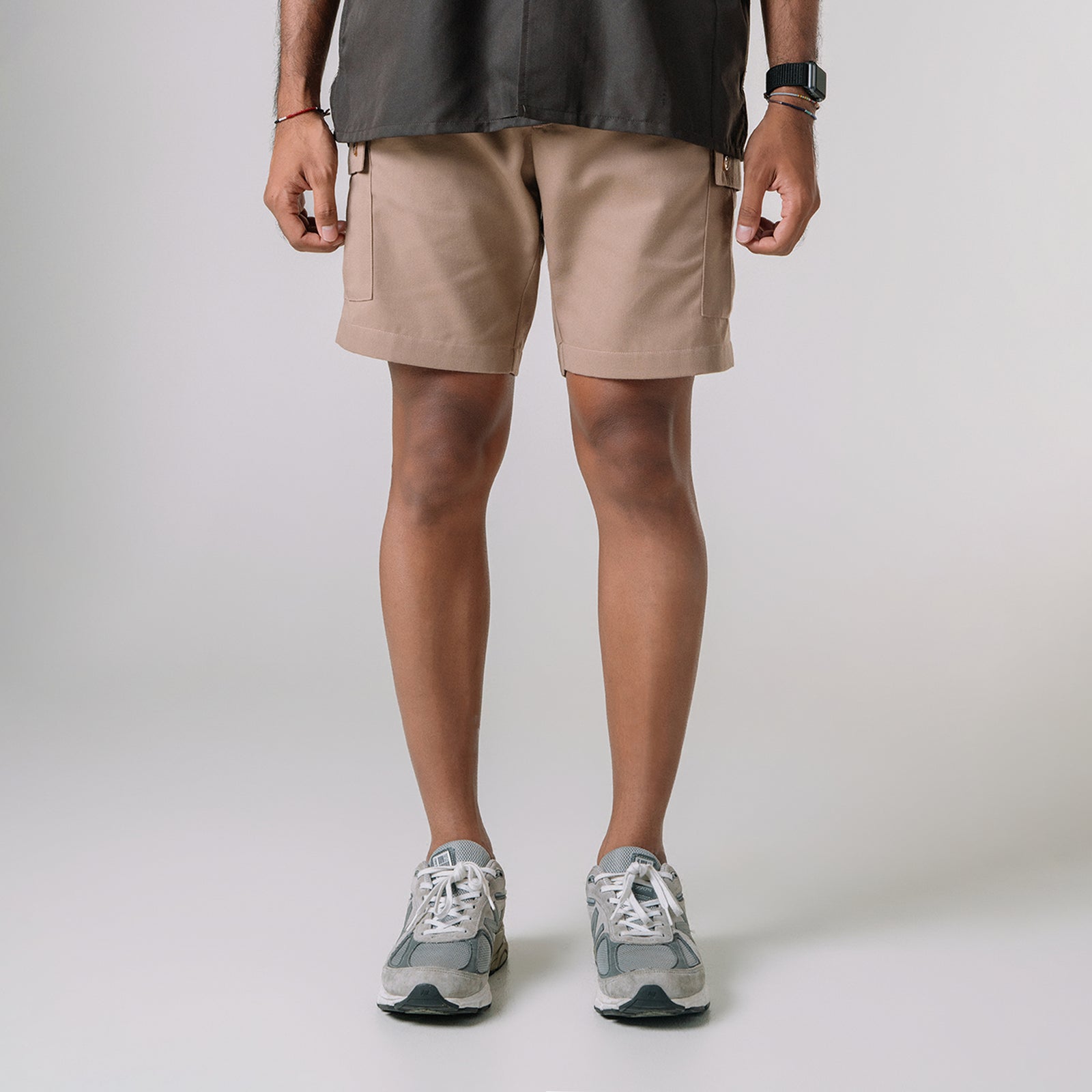 Celana Cargo Tenue de Attire - Parisian Cargo Short - Brown